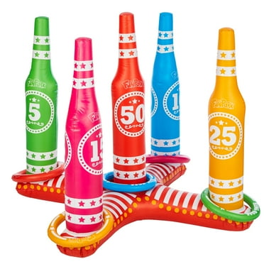 Carnival Bottle Ring Toss Game - 25 Pieces - Walmart.com