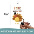 30-Pack Turkey Scratch Off Game Cards for Thanksgiving Party, Fall ...