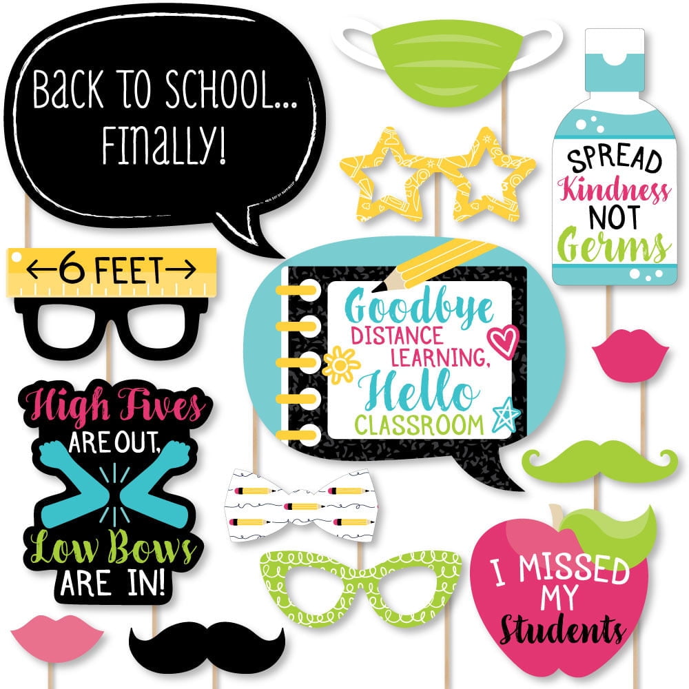 Goodbye Distance Learning - Back to School Classroom Decorations Photo ...