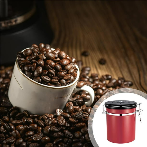 Stainless Steel Coffee Bean Sealed Coffee Bean Tank With Sealed Tank ...