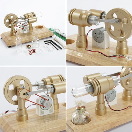 Model Engine Set Physics Experiment Generator Motor Steam Power ...