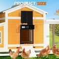 ZXMT Automatic Chicken Coop Door Battery Powered with Timer Waterproof ...