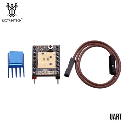 BIGTREETECH TMC2208 V3.0 Stepper Motor Driver Stepstick with Heatsink Cable STEP/DIR and UART ...