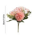 Artificial Flowers for Home Decor, Realistic Fabric Chrysanthemums for ...