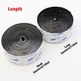 Industrial Strength Black Sticky Back Fastener – 3M Long Strong ...