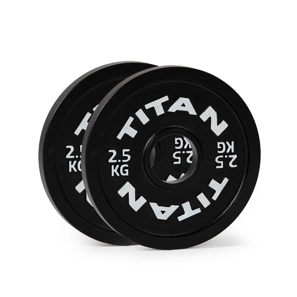 Titan Fitness 2.5 KG Olympic Calibrated Steel Powerlifting Plates ...