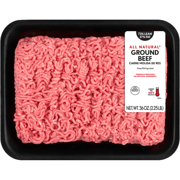 80% Lean / 20% Fat Ground Beef Chuck, 1 lb Tray, Fresh, All Natural* - Walmart.com
