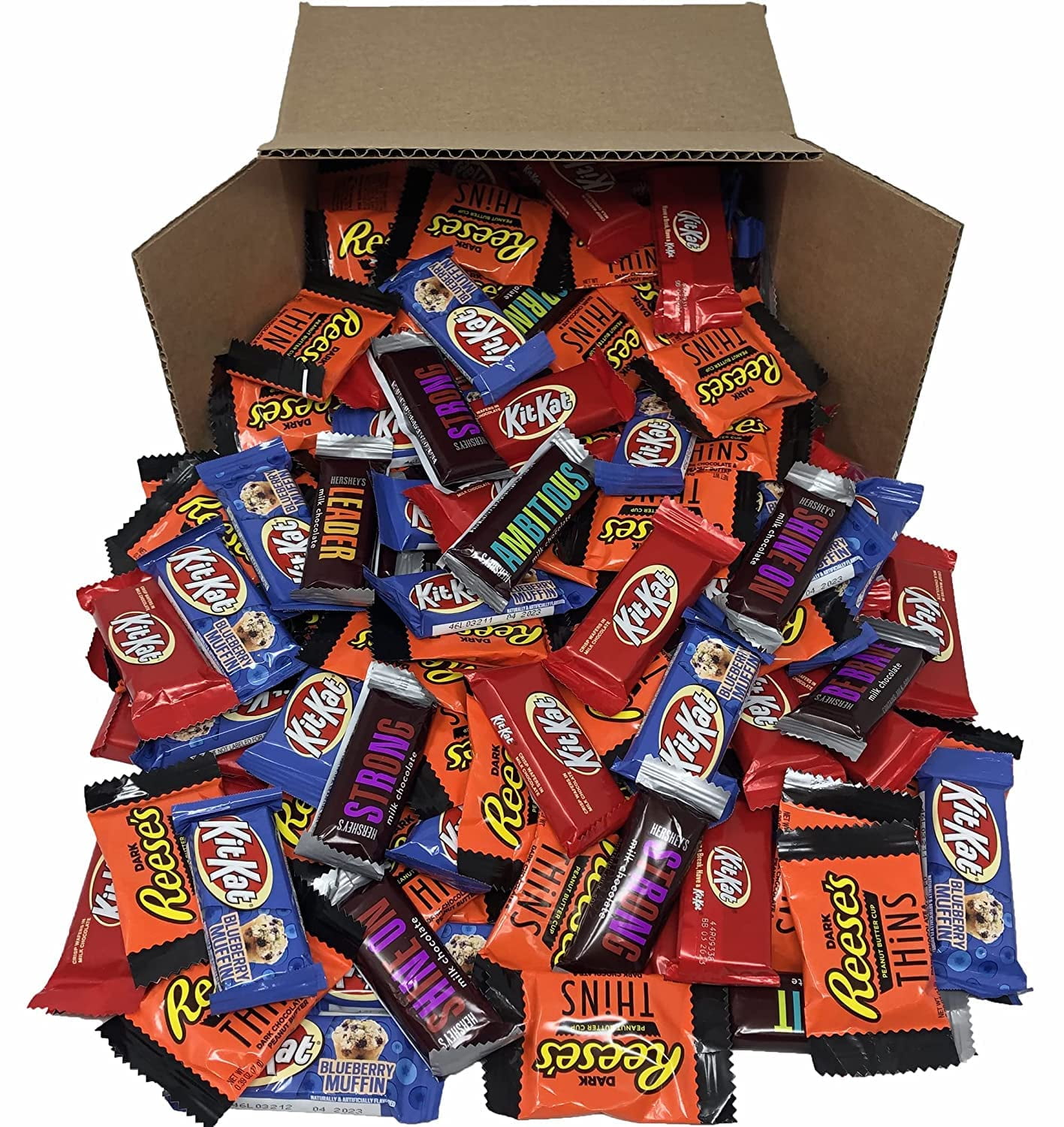 BULK CHOCOLATE CANDY BAR MIX 5 LB Of Individually Wrapped Milk