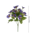 cpengpj 5-Stems Clustered Pansy Bouquet, Fade Resistant Plastic, for ...