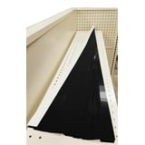 100 Pack Decorative Gondola Shelving Pre Cut Vinyl Insert Strips 48" x ...