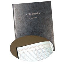 Mead Cash Book, Hardbound Black Cover, 7-15/16 x 5-1/8 inches, 144 ...