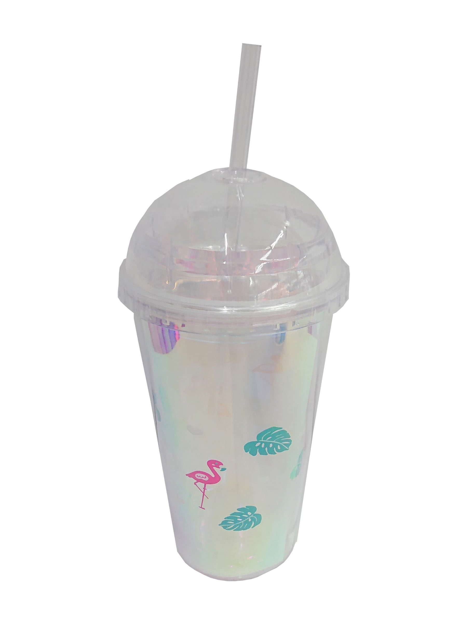 Vaso Térmico Gummy Cristal Flamingo Blanco 500 ml | Bodega Aurrera en línea
