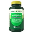 (3 pack) Spring Valley Probiotic Acidophilus Caplets for Digestive ...
