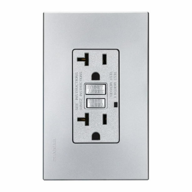 Contacto Dúplex Gfci 2Pt Estévez Plástico Plata 15A/125V | Walmart en línea