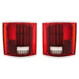 United Pacific 111112 Tail Light, RH & LH, 56 Red LEDs for 73-87 Chevy ...