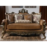 Traditional Custom Mohawk Finish Leather 3Pcs Sofa Set By Homey Design ...