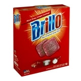 Brillo Heavy-Duty Cleaning Scrubbing Steel Wool Soap Pads, 18-Ct., Anti ...