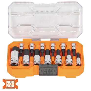 Klein Tools 65239 Flip Impact Socket Set, SAE and Metric, 13 Pc ...