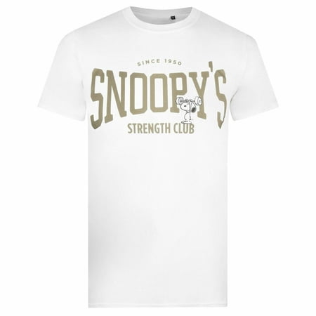 Peanuts Mens Snoopys Strength Club T-Shirt - Walmart.ca