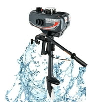 HANGKAI 2 Stroke 3.5 HP Outboard Motor Air Water Cooling Fishing Boat ...