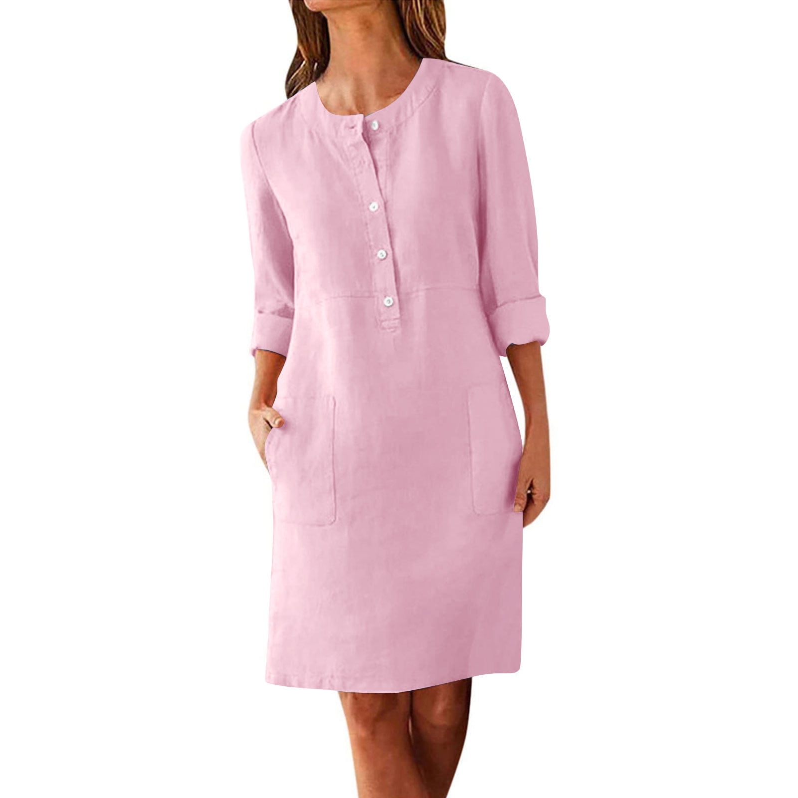 Click here for Lovzfmll Summer Dresses For Women Button Up Shift... prices