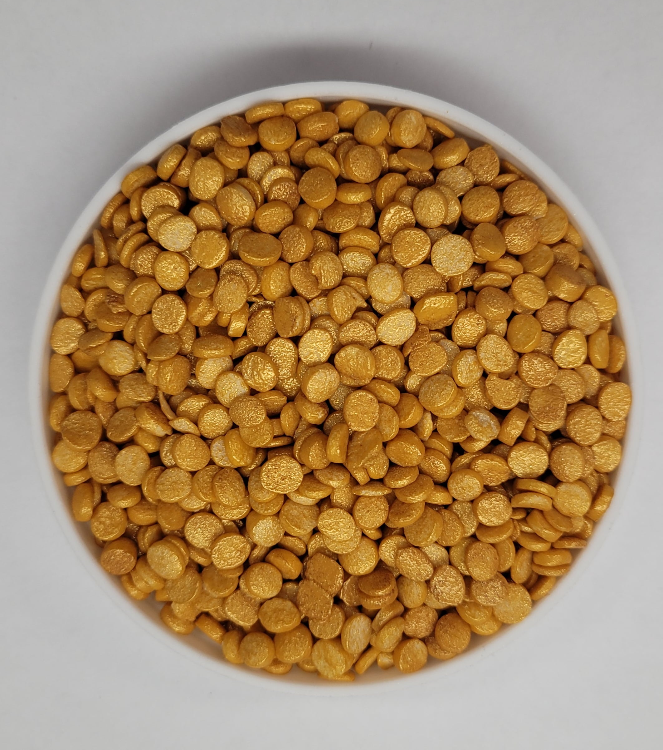 Gold Edible Sequin Confetti Quins Sprinkles 4 Ounces - Walmart.com