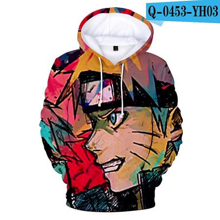 Kid/adult Naruto 3d Sweatshirt Cosplay Anime Peripheral Digital ...