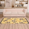72x23.5 Runner Rug Non Slip Washable Sweet Raccoons Fall Pattern Soft ...