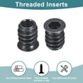 BDKWID-20Pcs Threaded Inserts, M6-1x15 Zinc Plated Carbon Steel Hex ...