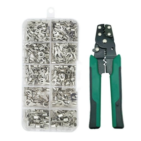 TFixol 320pcs Crimp Terminal with Pliers Set 10-in-1 Crimp Terminals ...