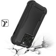 Designed for Apple iPhone 12 Pro Max Tough Hybrid Shockproof Hybrid PC ...