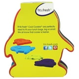 Fit and Fresh Ice Packs - Cool Coolers - Multicolored Penguin - 4 Count ...