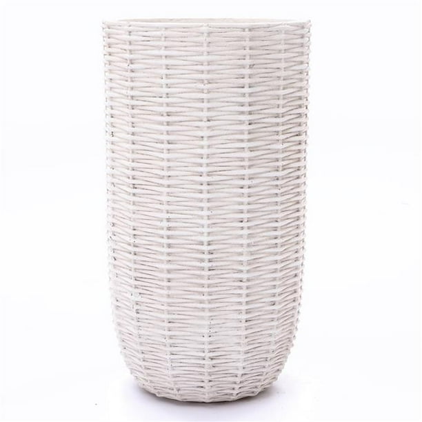 Tall Rattan Planters