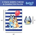 Bluey, Happy Hugs Character Cloud Pillow & Silk Touch Sherpa Throw ...