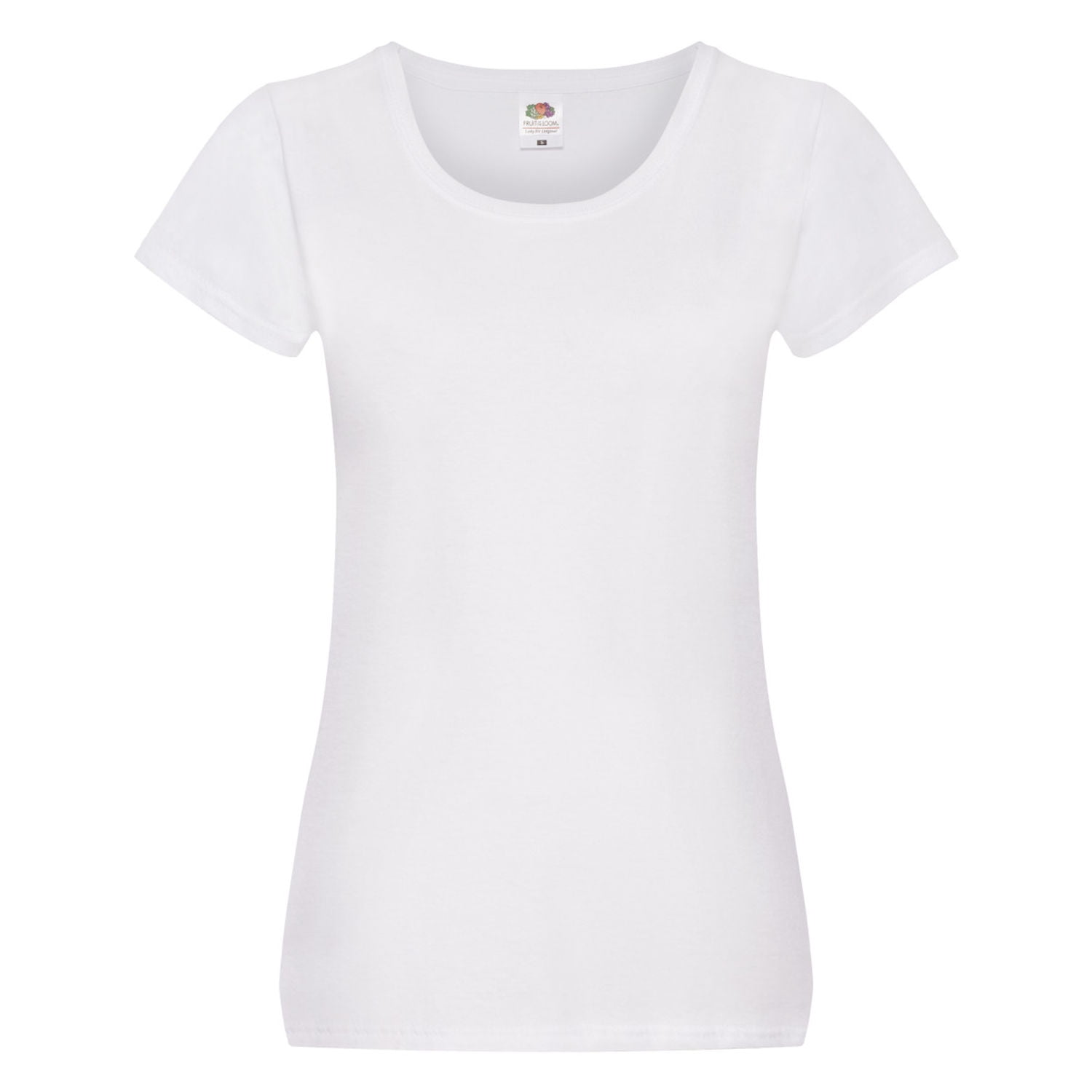 Click here for Fruit Of The Loom Womens Original Plain Lady Fit T... prices