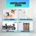 1pc Iron Medal Hanger Holder Display Wall Rack with Screws Gymnastics ...