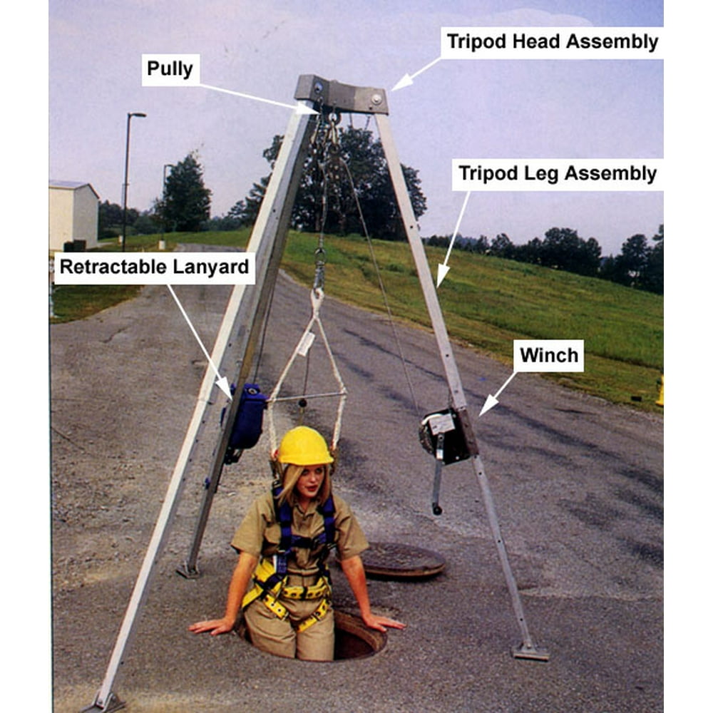 Elk River Deluxe Confined Space System, 65 foot lifeline - Walmart.com ...