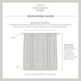 Exclusive Home Loha Indoor Light Filtering Rod Pocket Tie Up Roman ...