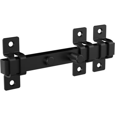 National Hardware - V23A Adjust-O-Matic Heavy-Duty Gate Latch - Black ...