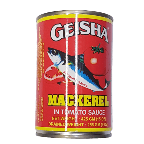 Geisha Mackerel in Tomato Sauce 425g/15OZ - Walmart.com