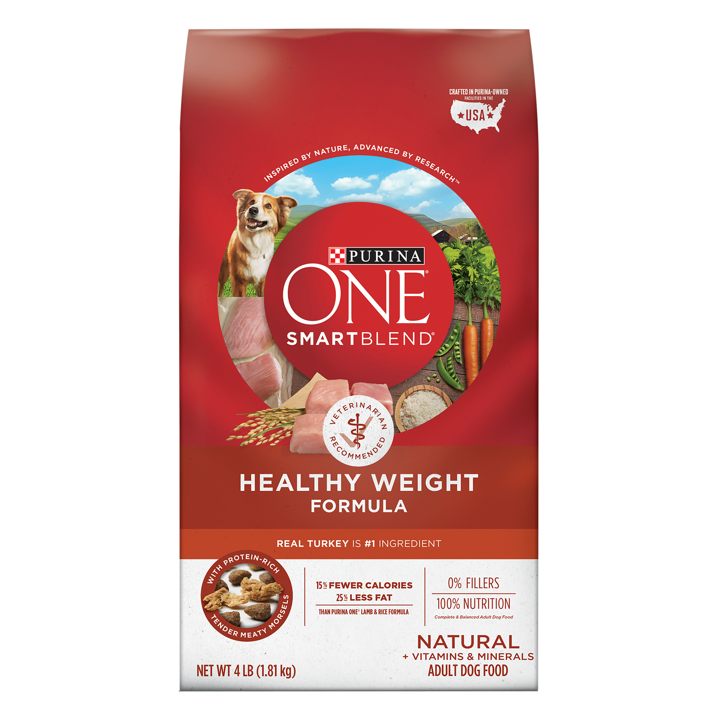 Purina ONE Weight Management Natural Dry Dog Food SmartBlend Healthy Purina ONE Weight Management Natural Dry Dog Food SmartBlend Healthy