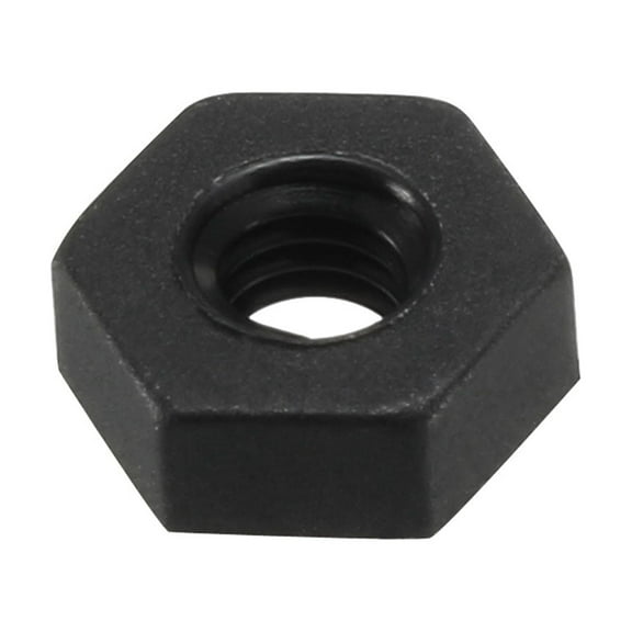 CERPXFF-4PCS M20-2.5 Black Hex Nuts, Carbon Steel Metric Coarse Thread ...