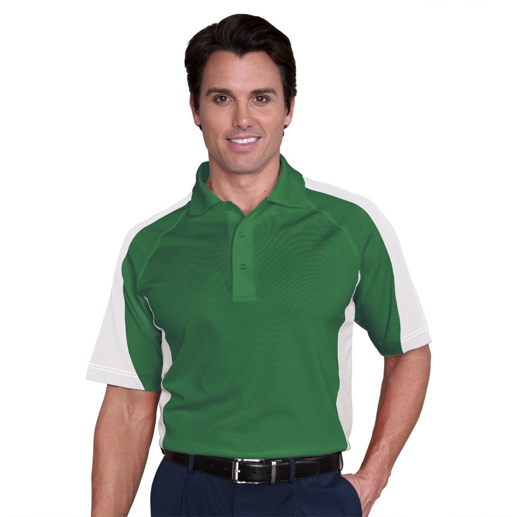 Monterey Club Men's Fairway Tour Colorblock Golf Polo Shirt #1035 ...
