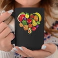 Fruits Collage Cute Heart Fruit And Vegetables Coffee Mugs - Walmart.com