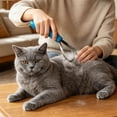 Deshedding Pet Grooming Comb for Dogs Cats and Cattle - Portable Hair ...