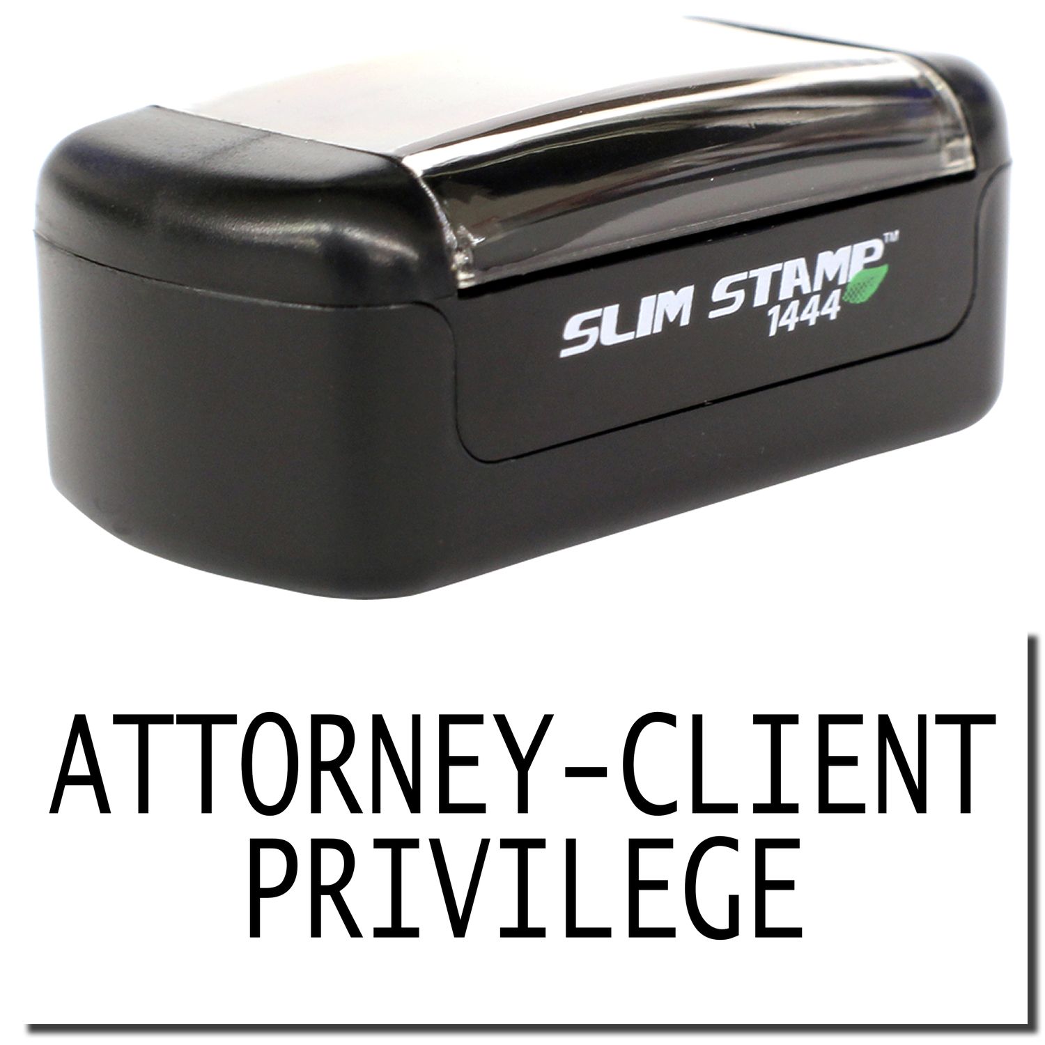 Slim Pre-Inked Attorney Client Privilege Stamp, Slim 1444, Ultra Slim ...
