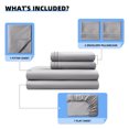 Shilucheng Cooling 4 Piece Luxury Bed Sheets Set 1800 Series