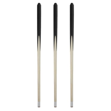 OKKO 1-Piece Pool Billiard House Bar Short Cue Sticks 36”, Screw-On Tip ...