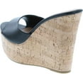 BAMBOO Women's Clear Band Platform Wedge Slide - Walmart.com