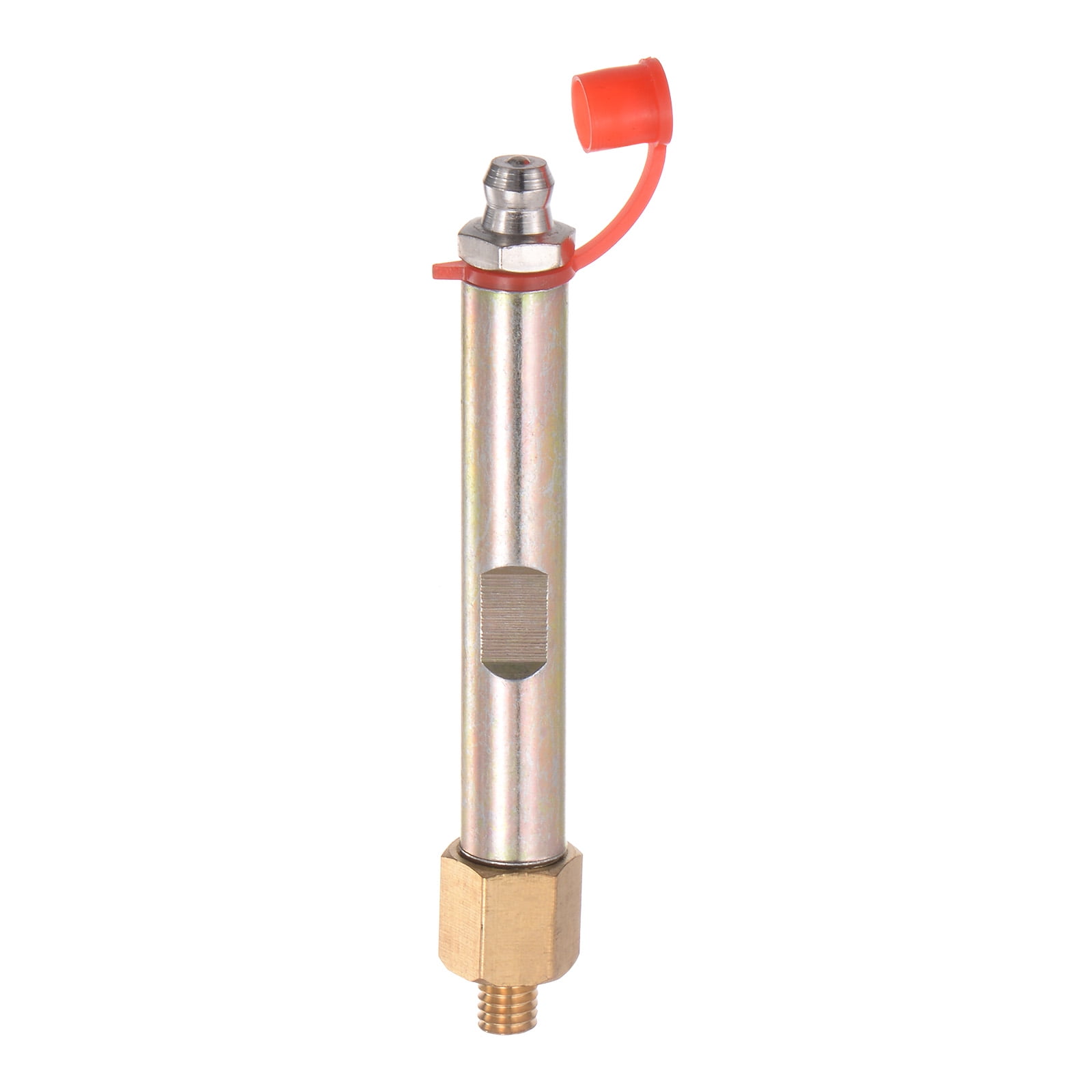Uxcell M6x1 Metric Straight Grease Nipple 90 Length Brass Nozzle ...